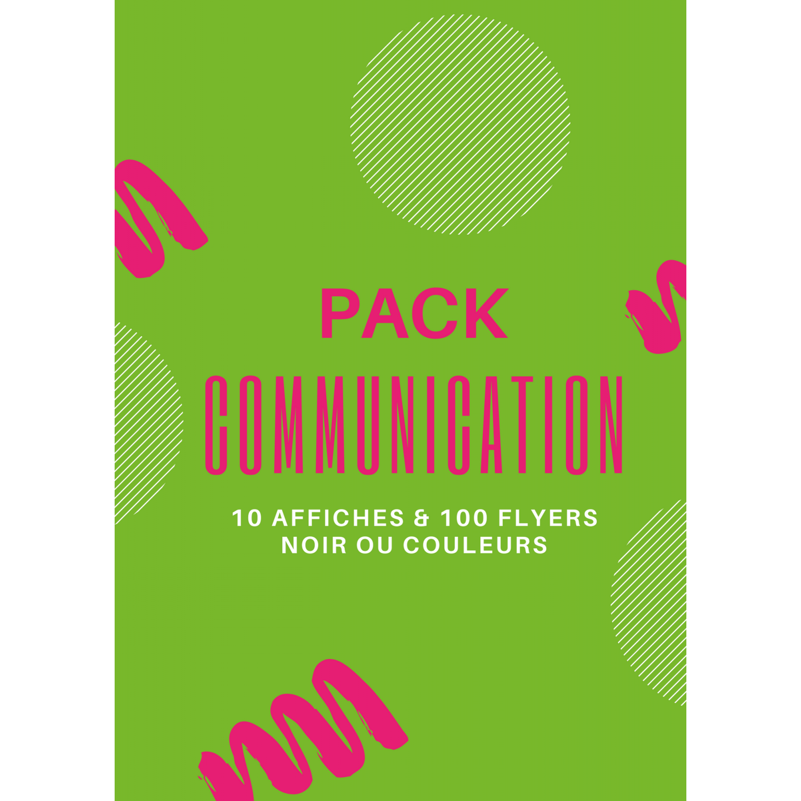 Pack communication loto : 10 Affiches & 100 Flyers pour loto