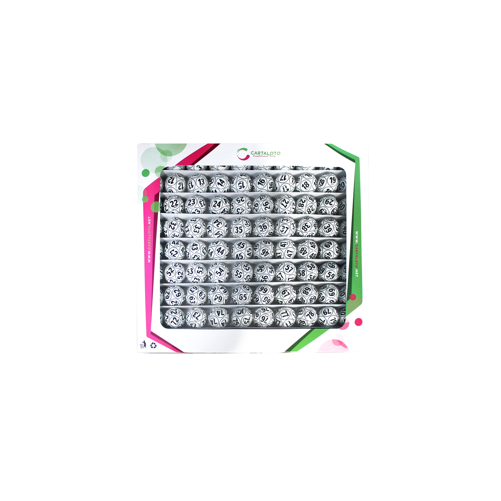 Bingo balls 12 numbered I Balls set of 90 balls I Bingo game ball