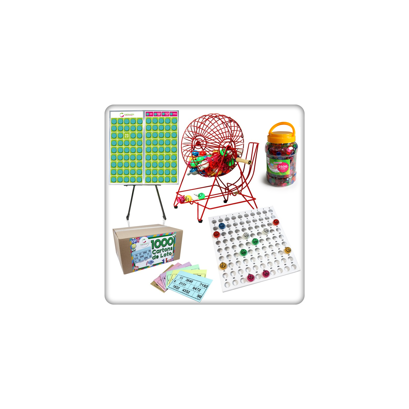 Standard bingo cage set I Bingo kit I Bingo for adults