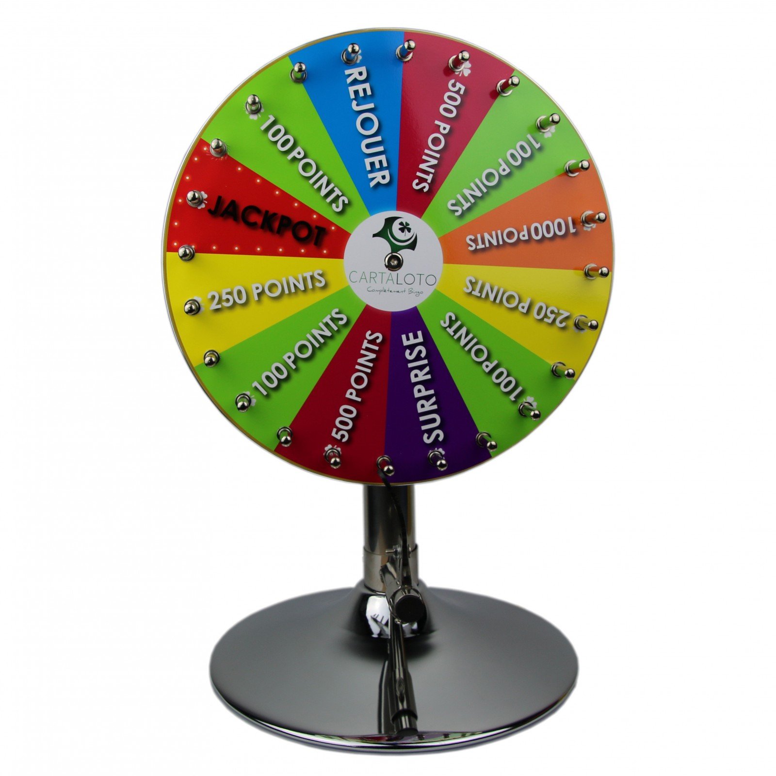 Custom tabletop spinning prize wheel I Lottery wheel I Raffle wheel