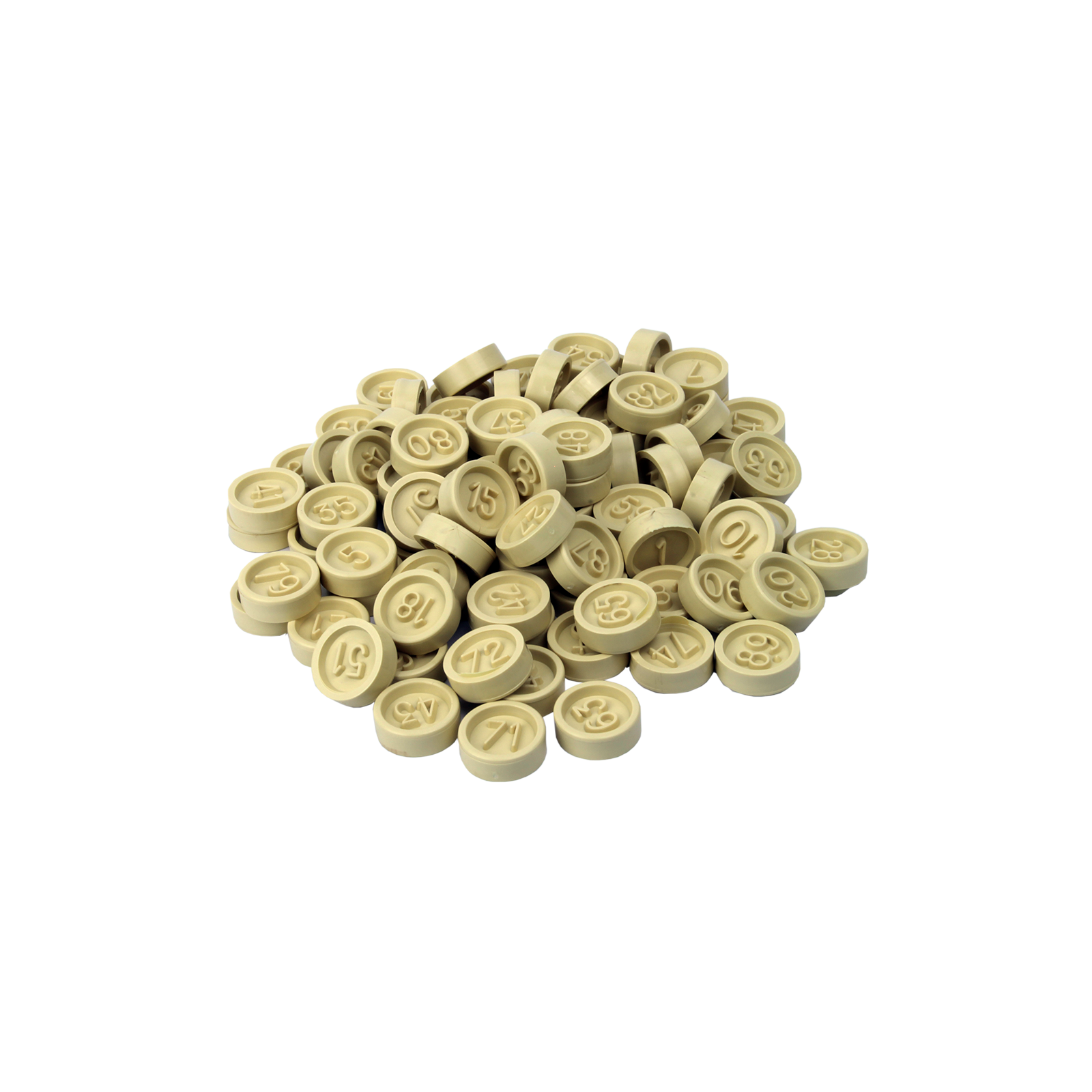 90 jetons en plastique numérotés pour loto à prix bas I Tirage manuel