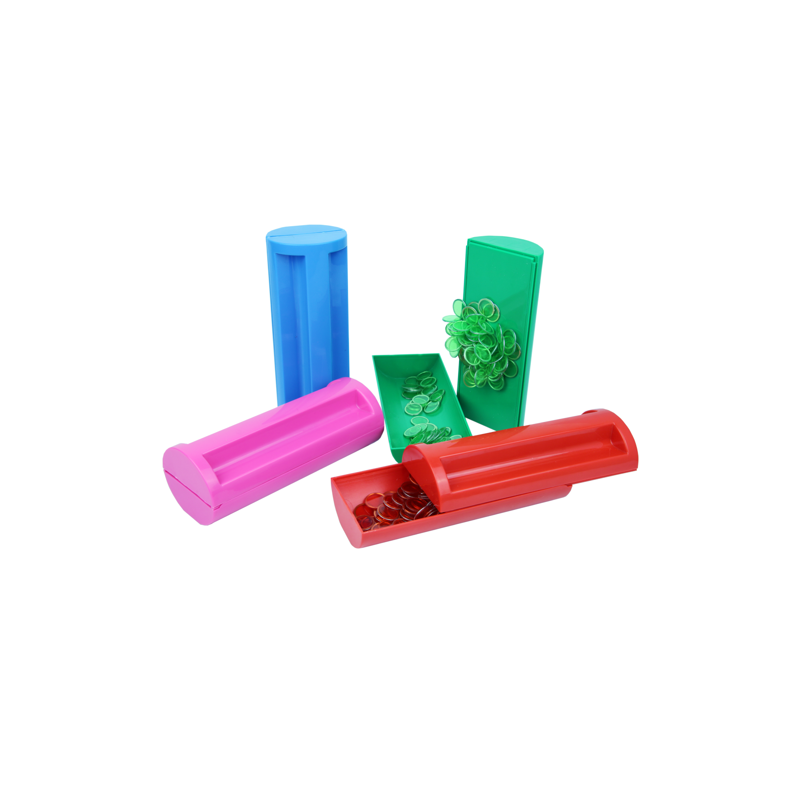 4 bingo magnetic boxes + 400 magnetic bingo chips I Bingo accessories